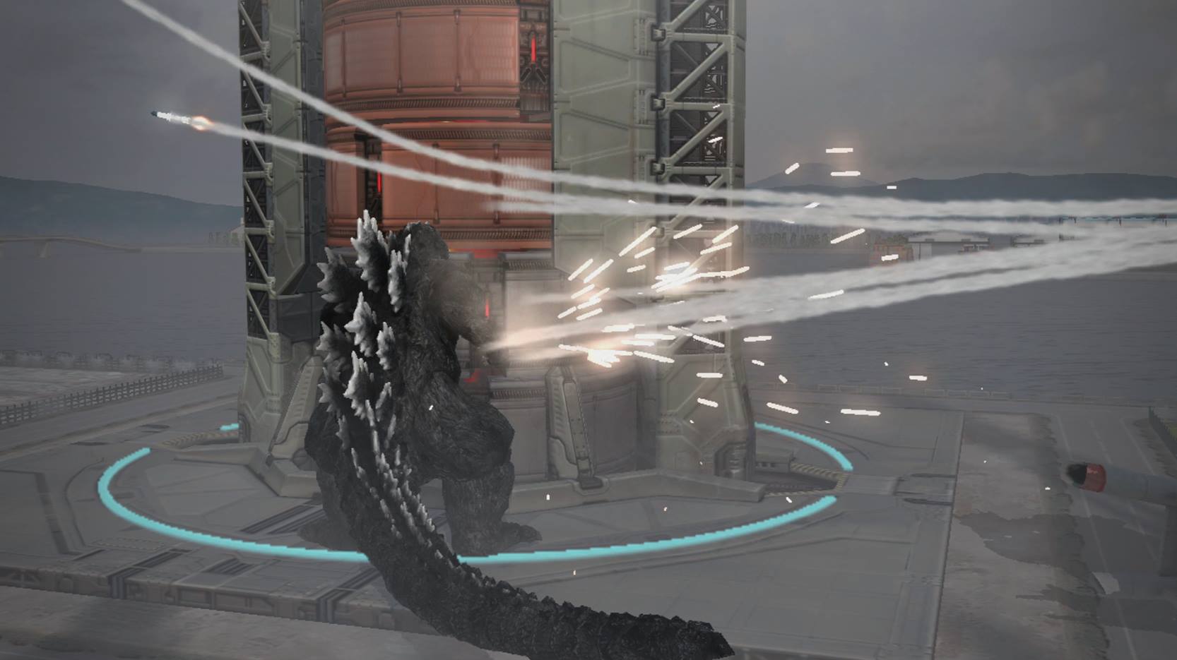 Godzilla PS4 Gameplay Screenshot Building Eats